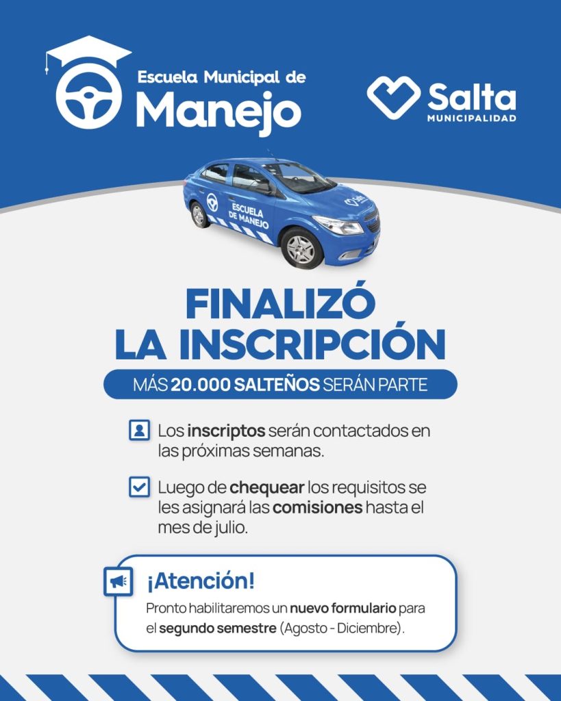 Escuela de Manejo Municipal – Municipalidad de Salta